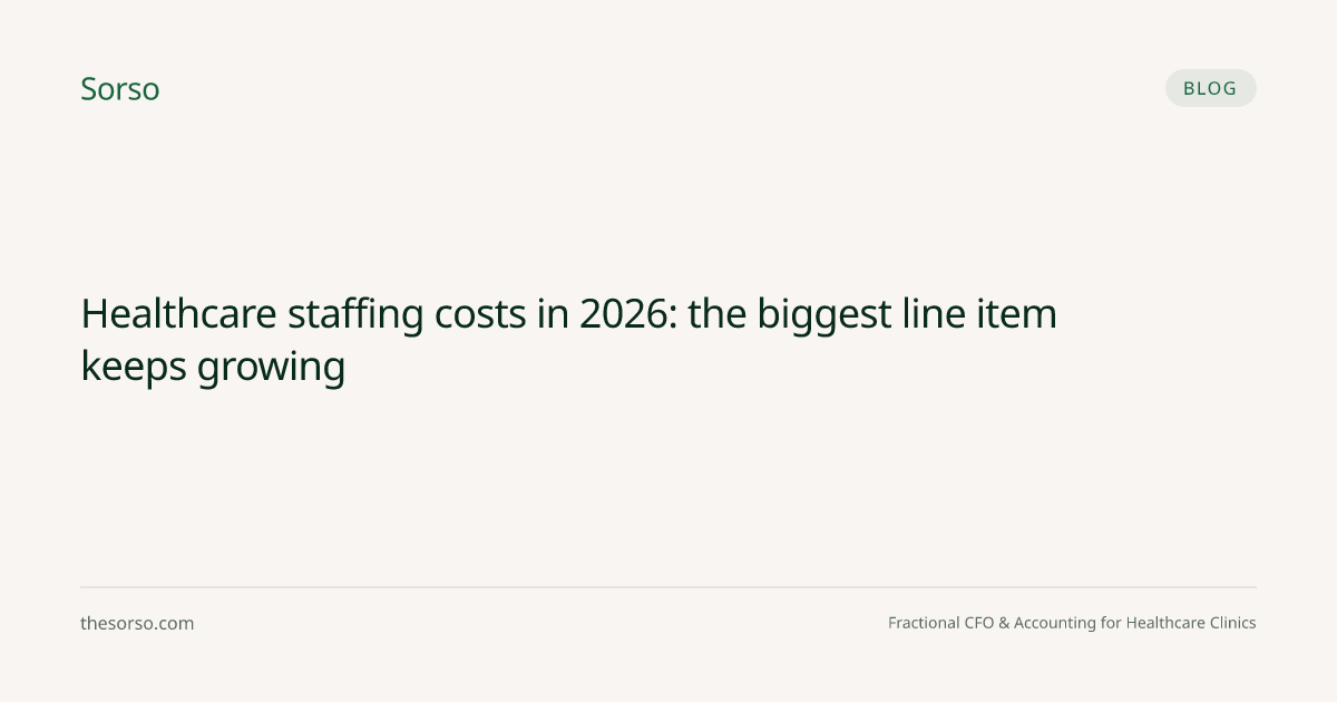 Healthcare Staffing Costs 2026 by Specialty | Sorso